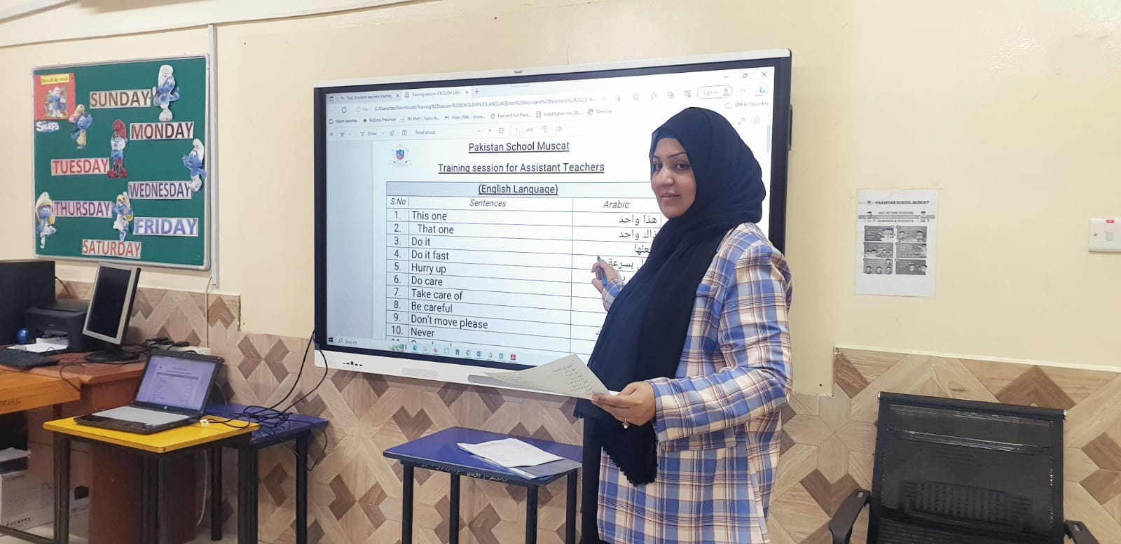 Ms. Zil-e-Huma, the Vice-Principal of the Junior Section conducted a valuable workshop ...