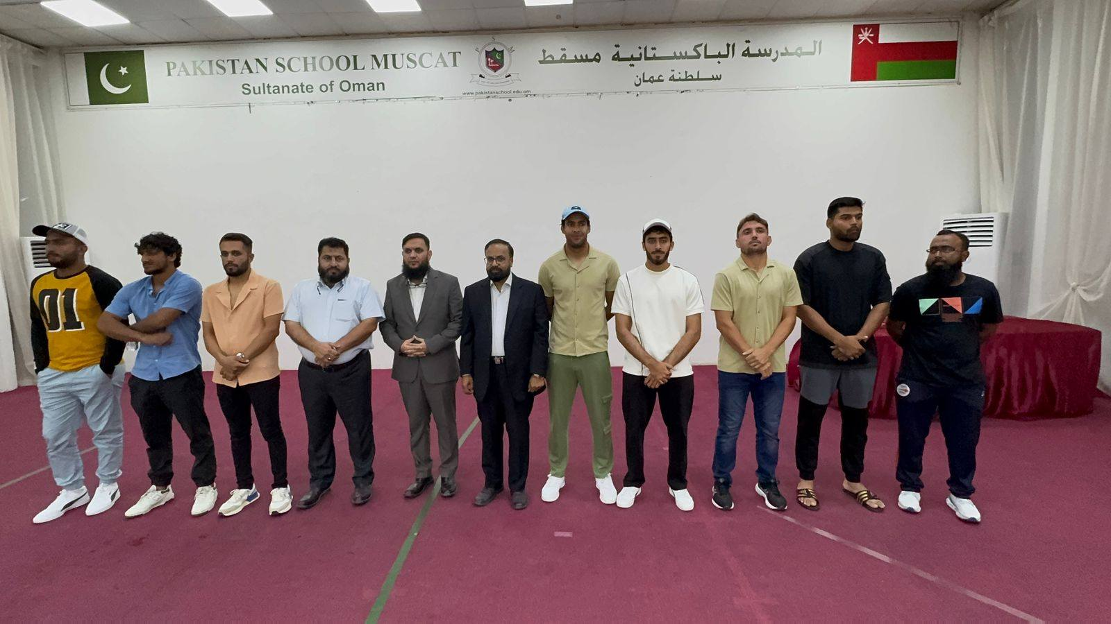 Pakistan Cricket Team A visited Pakistan School Muscat – Pakistan ...