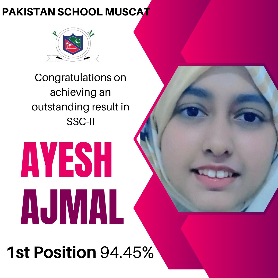 Results – Pakistan School Muscat