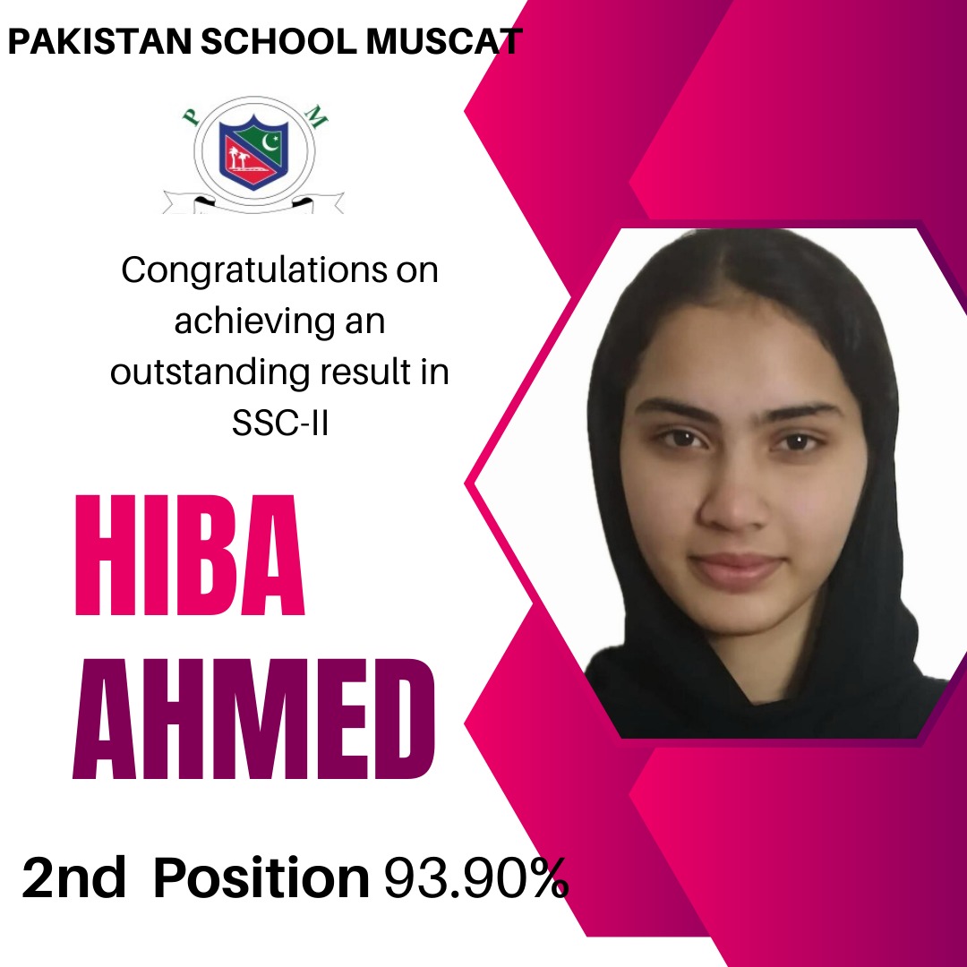 Results – Pakistan School Muscat